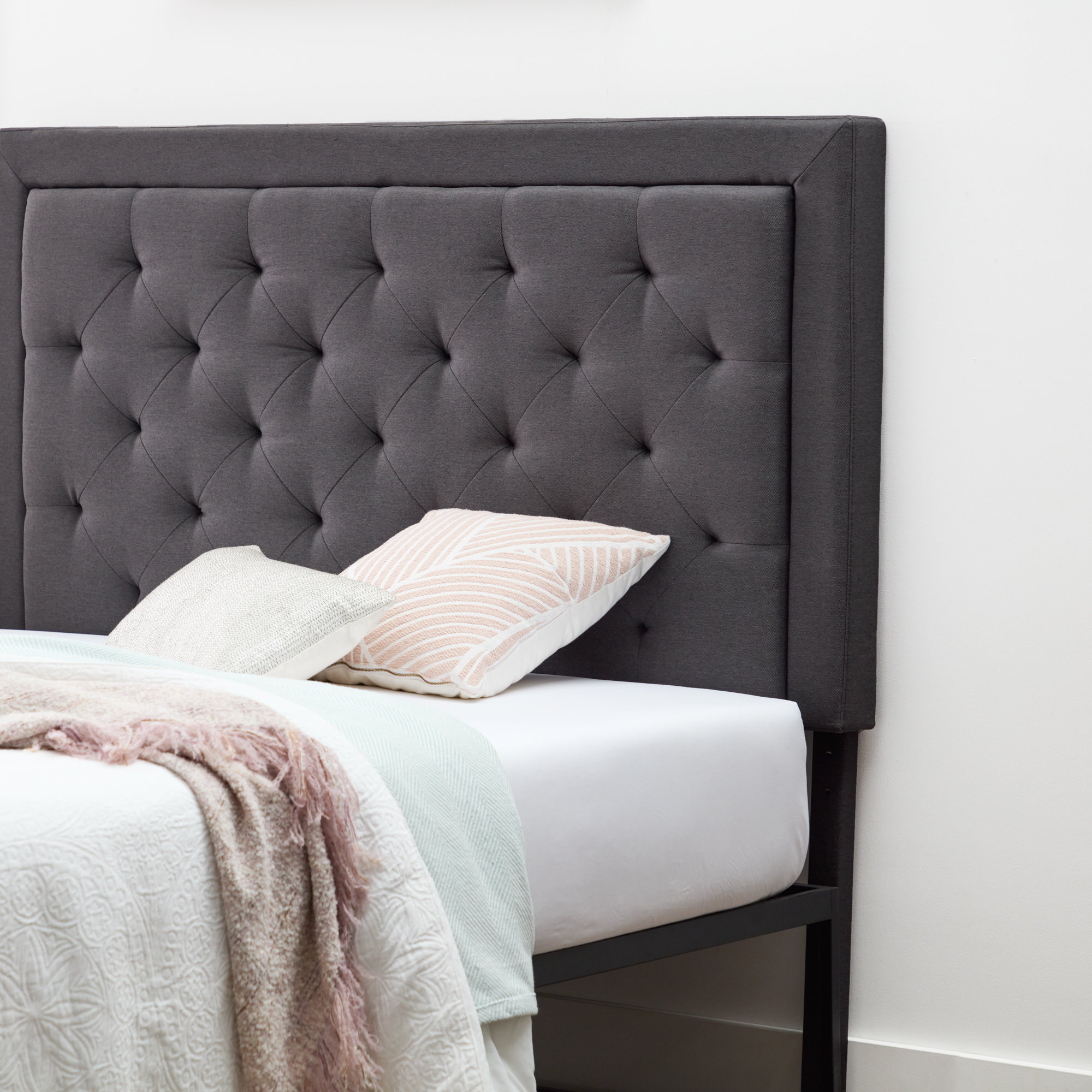 Three Posts Magallanes Upholstered Panel Headboard Reviews Wayfair
